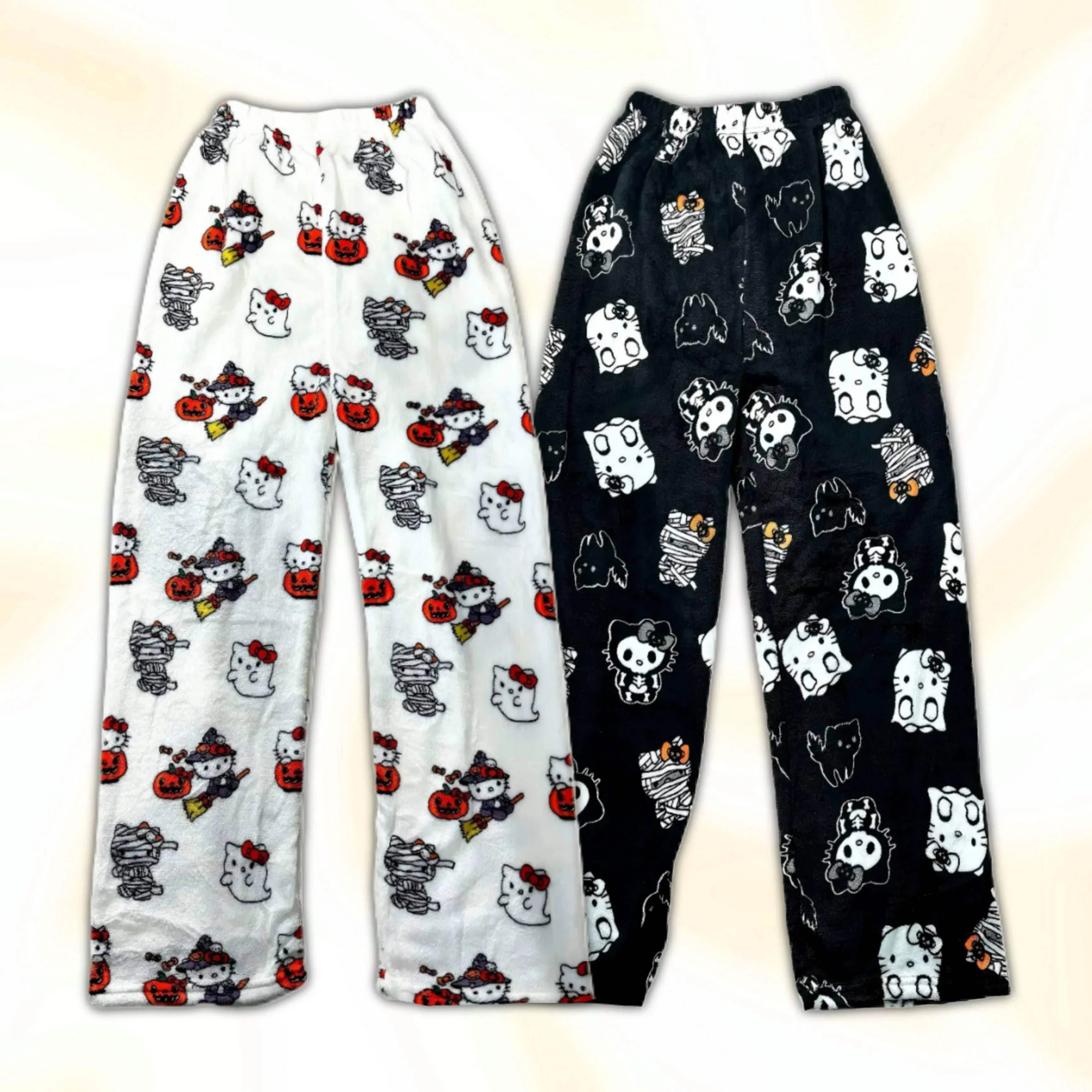 Hello Kitty Spooky Night Pajama Pants - Cozy Cotton & Adorable Designs ...